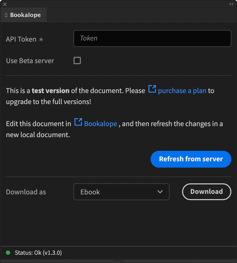 GitHub - bookalope/InDesign-CEP: Adobe CEP extension for InDesign to use the Bookalope cloud ...